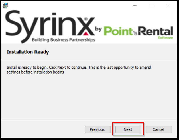 Install Syrinx 365 API and Desktop Client