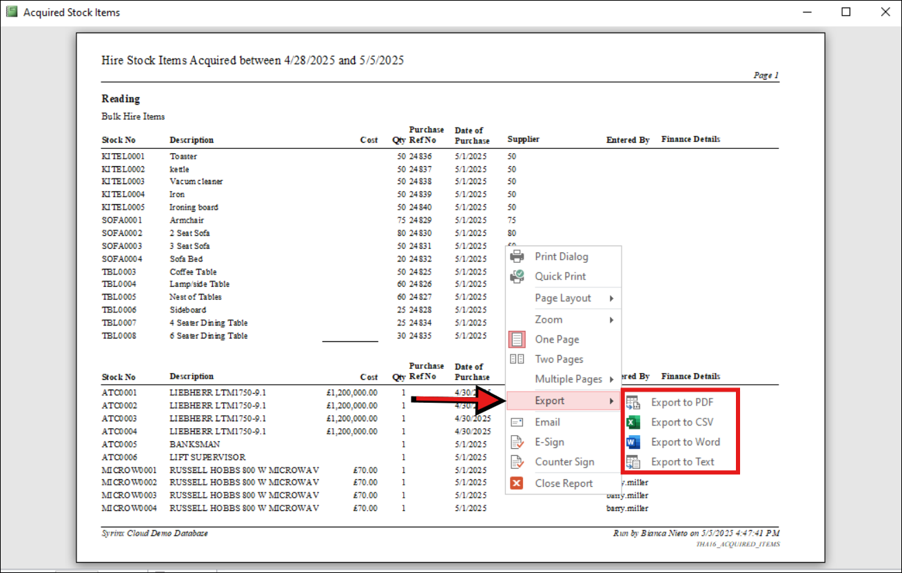 Syrinx 365 / Cloud System Quick Guide