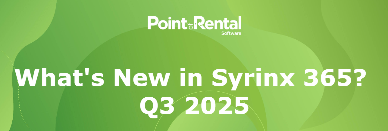 Quarterly Product Notes - Q3 for Syrinx 365